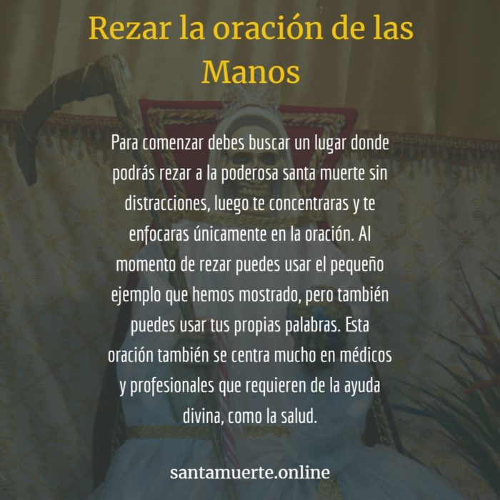 Oración a la Santa Muerte de las Manos | ¡La niña te va a Guiar!